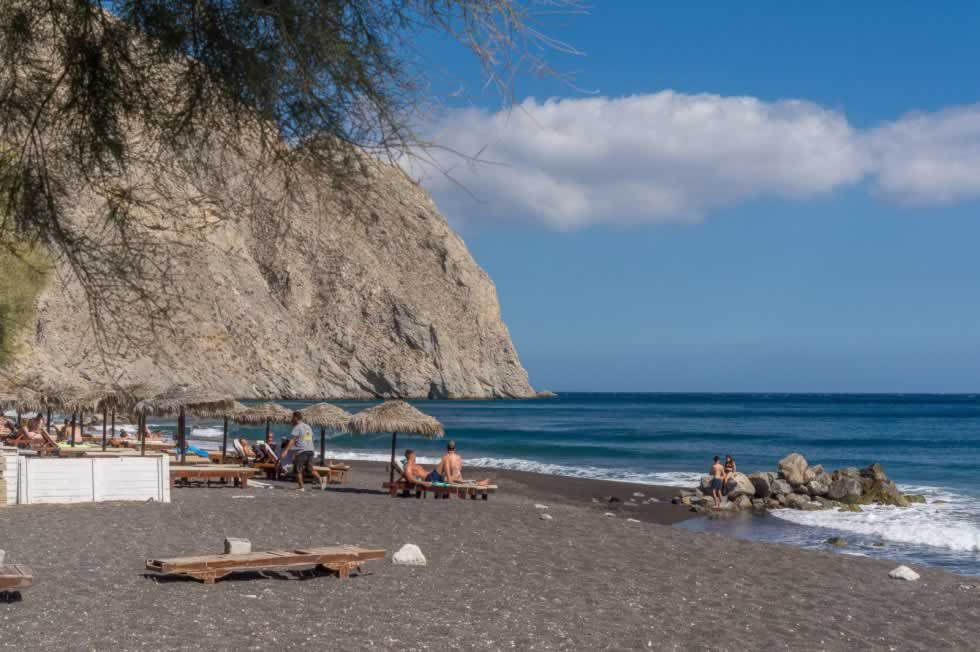 Perissa Beach - Santorini's Black Sand Pearl